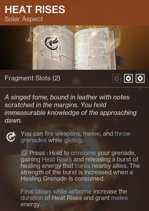 Warlock Solar Build Destiny 2 - Destinybuildmaker